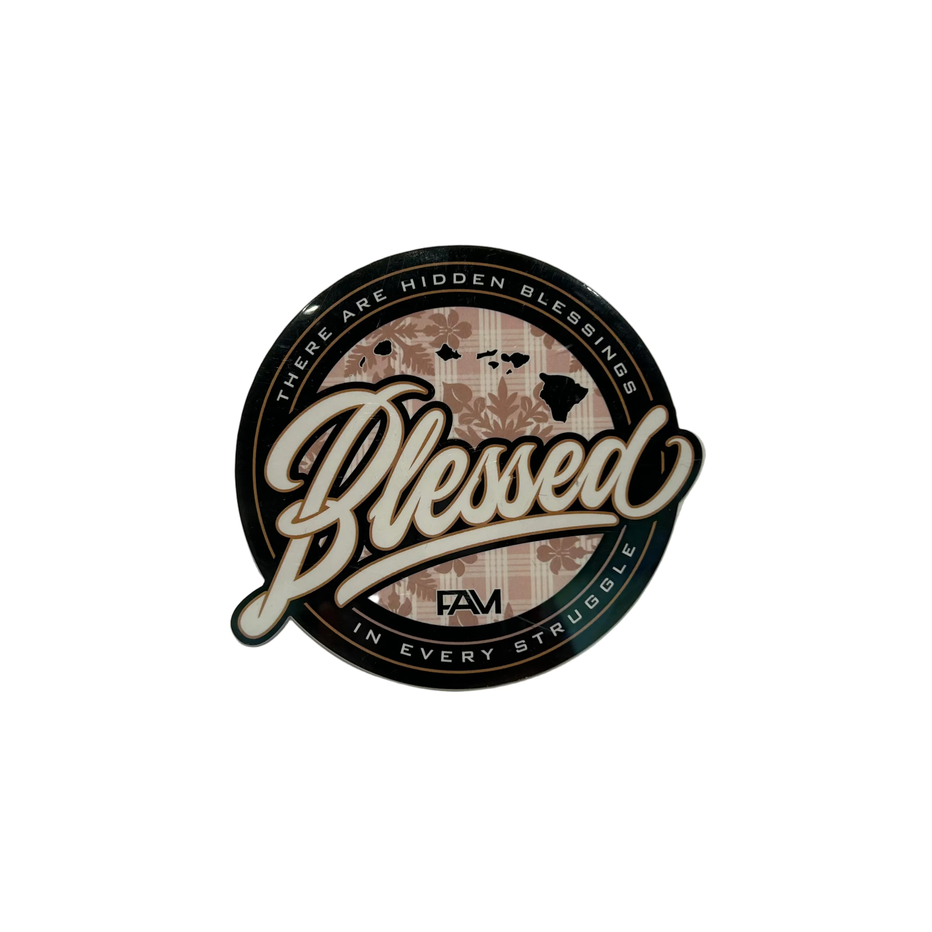 FAM Blessed Tan Palaka 3.75” Sticker – FAMHI